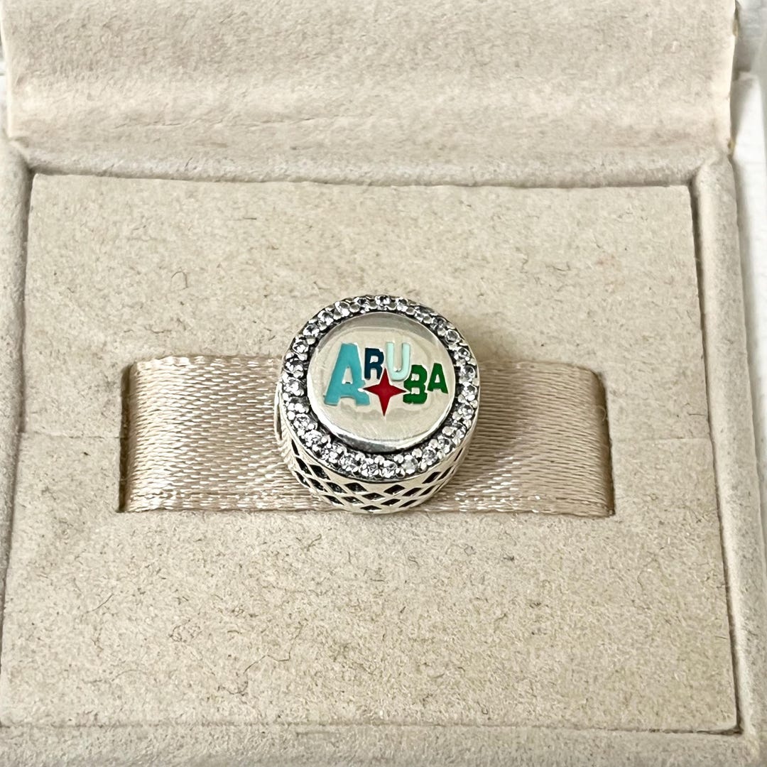 Pandora Aruba Flamingo Charm Pendant Bead Exclusive S925 Silver Travel ...