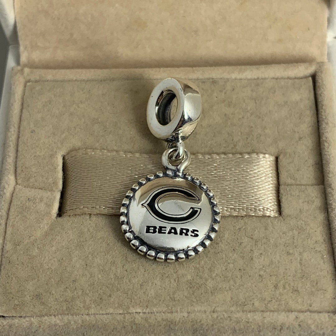 Pandora Chicago Bears Sports Dangle Charm Pendant S925 Sterling Silver ...