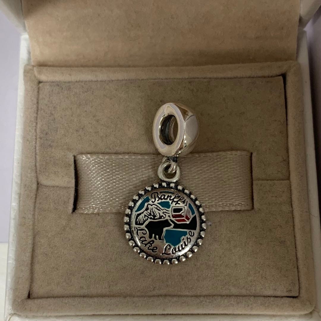 Pandora Banff/lake Louise Dangle Charm , Exclusive Charm Pendant, S925 ...