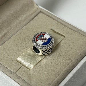 Pandora Croatia Flag Bead Exclusive Charm S925 Silver Travel Jewelry ...