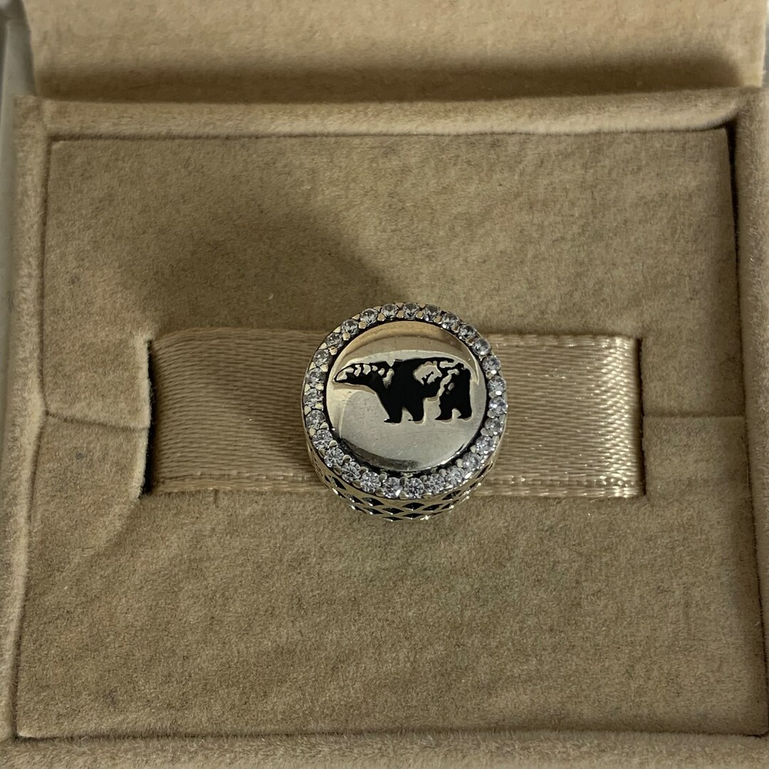 Pandora Banff Canada Exclusive Bead Charm Button Travel S925 Sterling ...