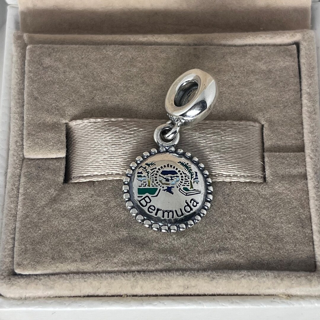 Pandora Bermuda Exclusive Dangle Charm Pendant Travel S925 Silver ...