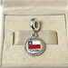 Pandora Chile Flag Dangle Charm Travel Pendant S925 Silver Jewelry for ...