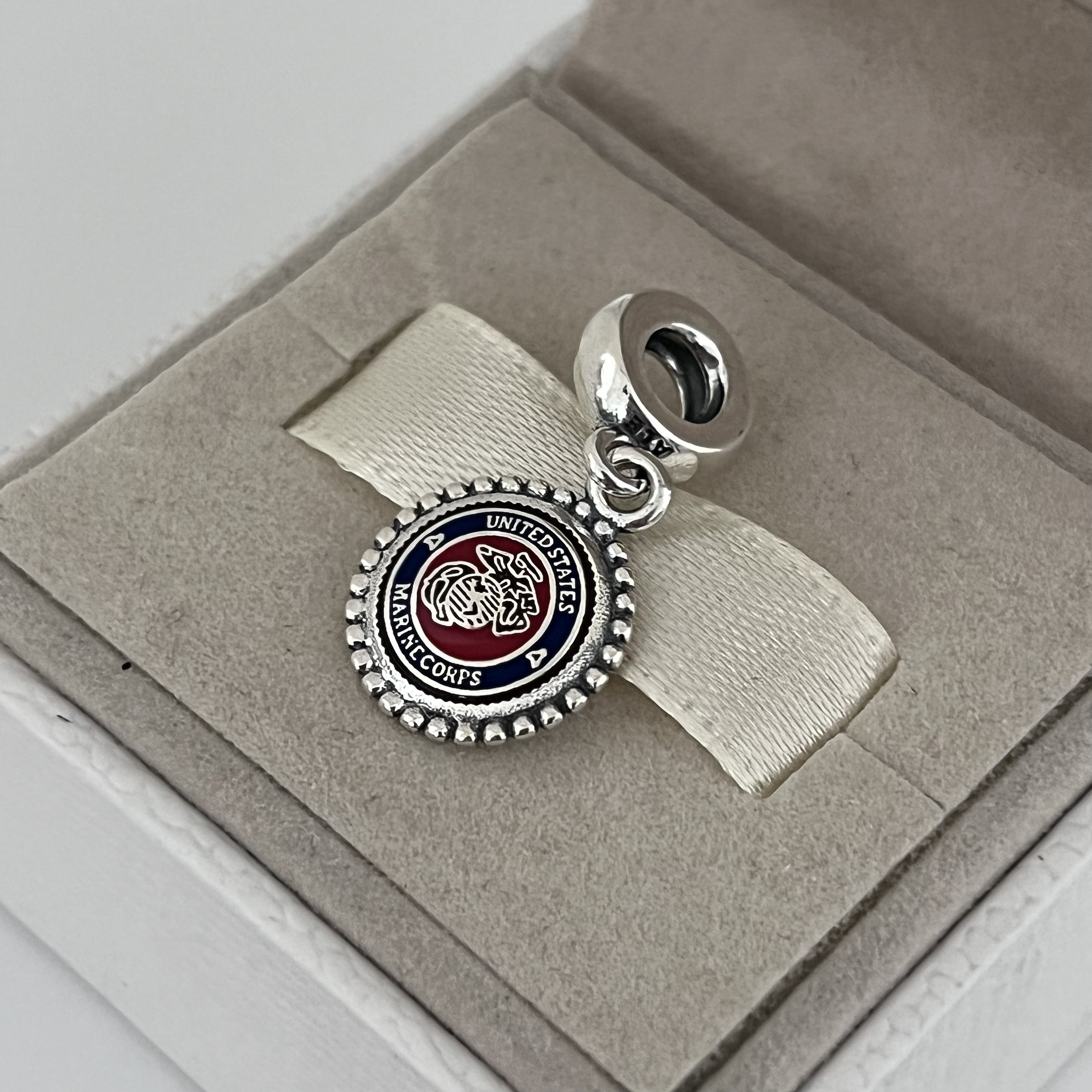 Pandora USMC Charm United States Marine Corps Dangle Charm Pendant S925 ...