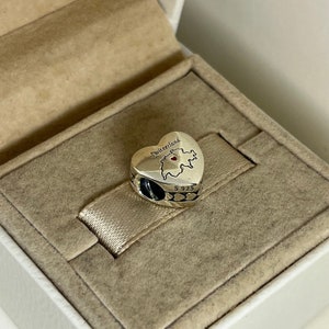 Pandora Switzerland Map Heart Bead Charm Swiss S925 Sterling Silver ...