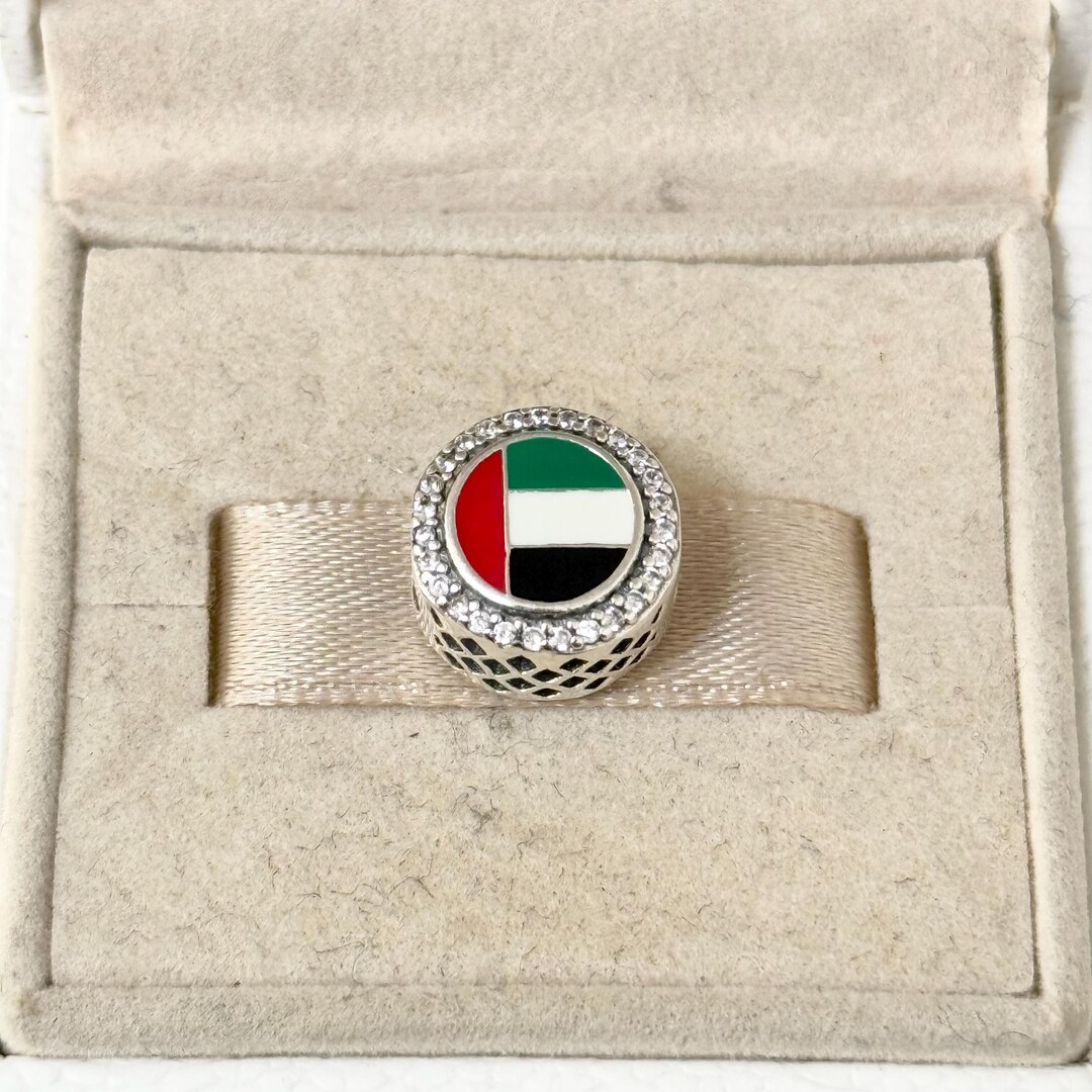 Pandora the United Arab Emirates Flag Bead Exclusive Charm S925 Silver ...