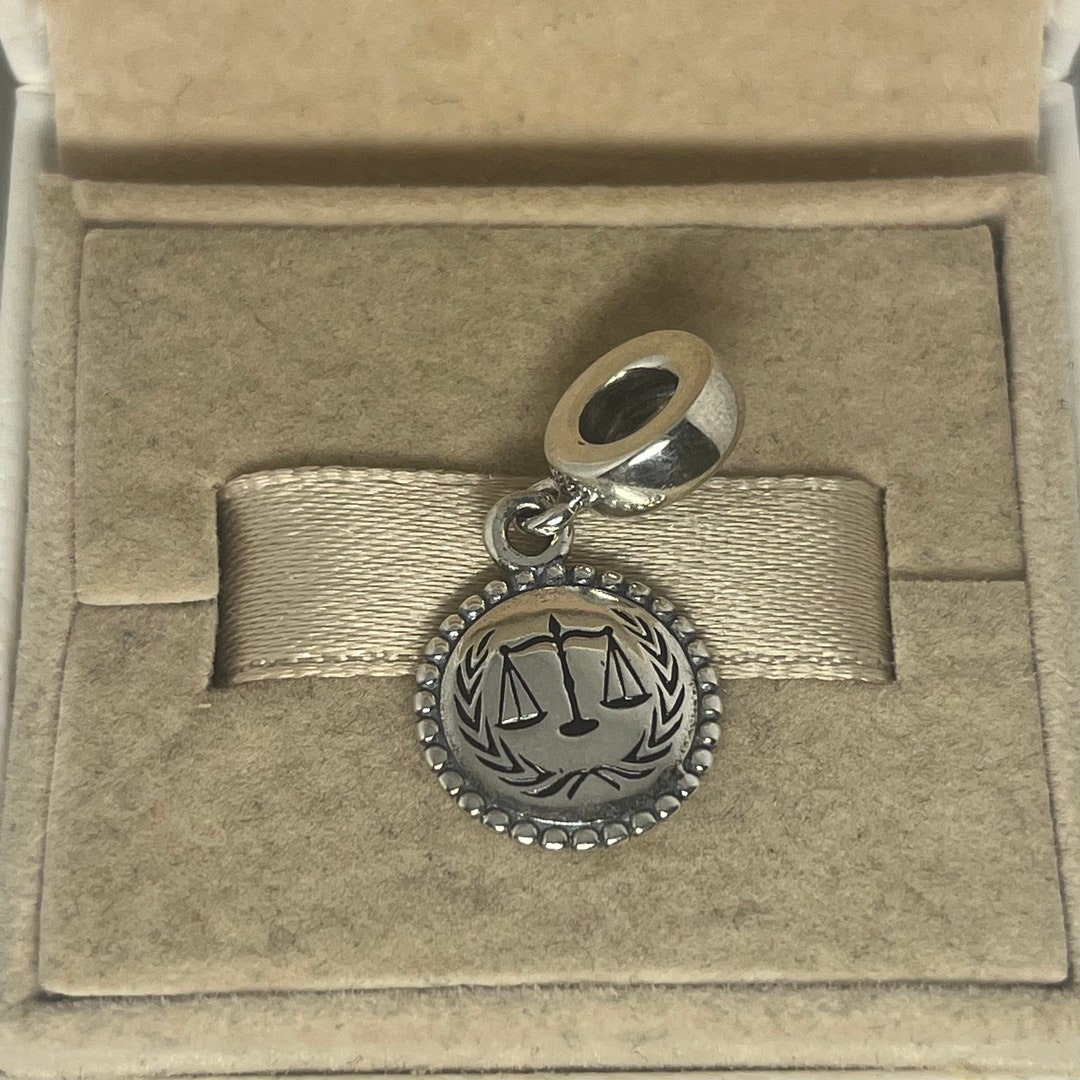 Pandora Law Justice Freedom Exclusive Dangle Charm Pendant S925 Silver ...