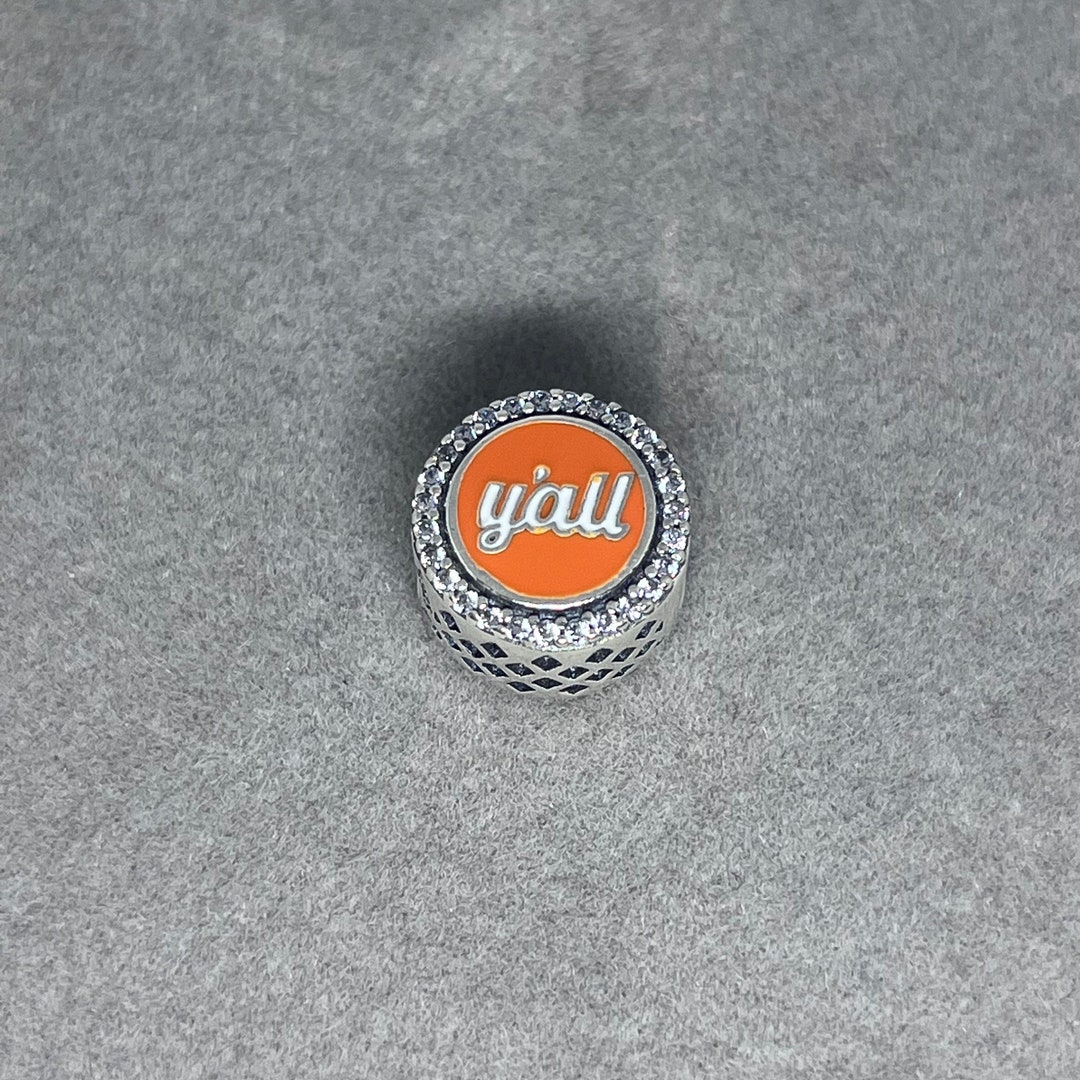 Pandora Rocky Top Y'all Charm Tennessee Vols Spirit Bead Pendant S925 ...