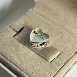 Pandora Sweden and Schwedisches Dalapferd Dala Horse Heart Bead Charm ...