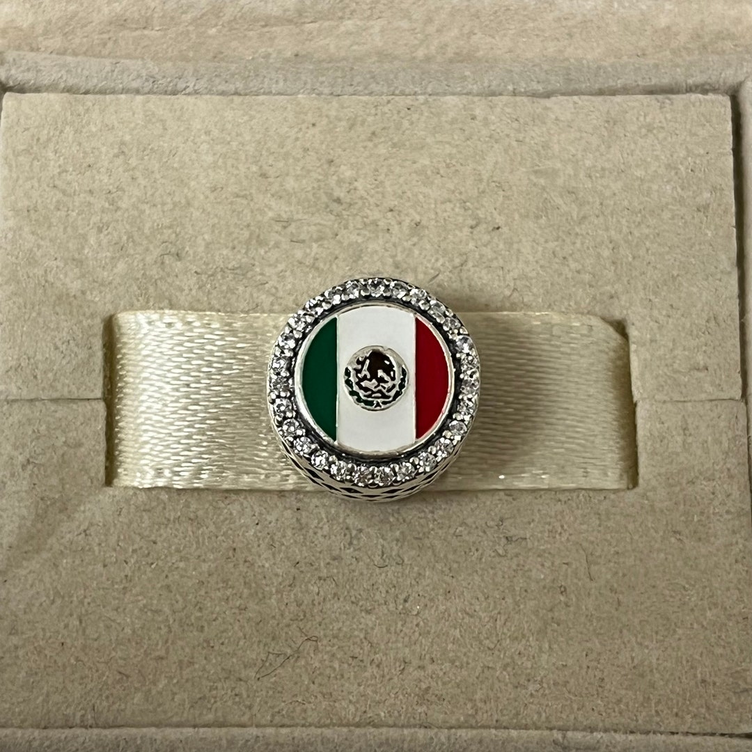Pandora Cuenta con la bandera de México Encanto exclusivo S925 Joyería ...
