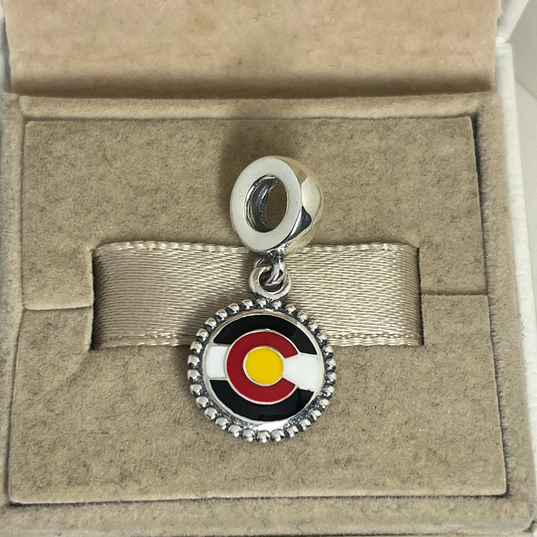 Pandora Colorado State Flag Exclusive Dangle Charm Pendant S925 Silver ...