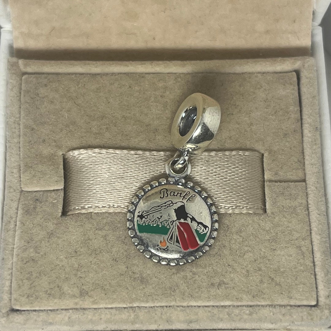 Pandora Canada Banff Exclusive Dangle Charm Pendant S925 Silver Travel ...