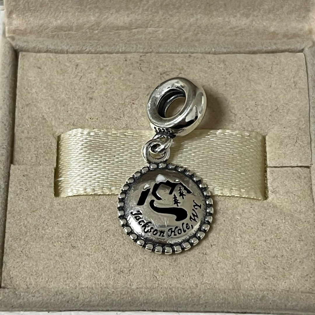 Pandora Jackson Hole .WY CHARM JH Tetons Dangle Charm, S925 Sterling ...