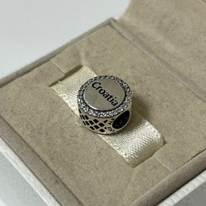 Pandora Croatia Flag Bead Exclusive Charm S925 Silver Travel Jewelry ...