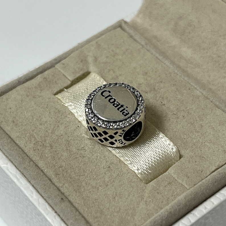 Pandora Croatia Flag Bead Exclusive Charm S925 Silver Travel Jewelry ...