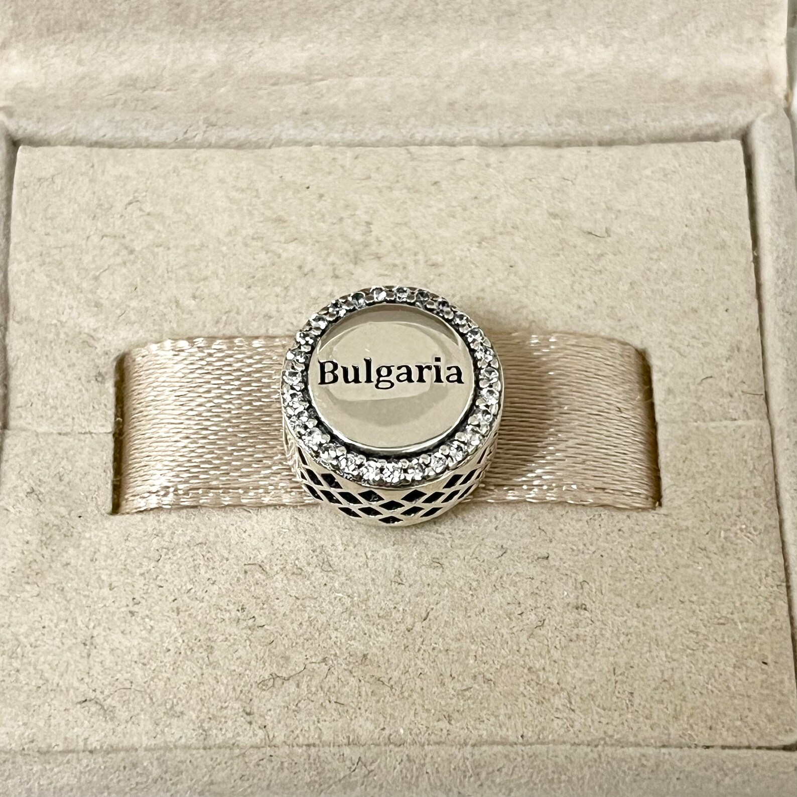 Pandora Bulgaria Flag Exclusive Bead Charm S925 Silver Travel Jewelry ...