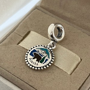 Pandora Alaska Exclusive Travel Dangle Charm, S925 Sterling Silver for ...
