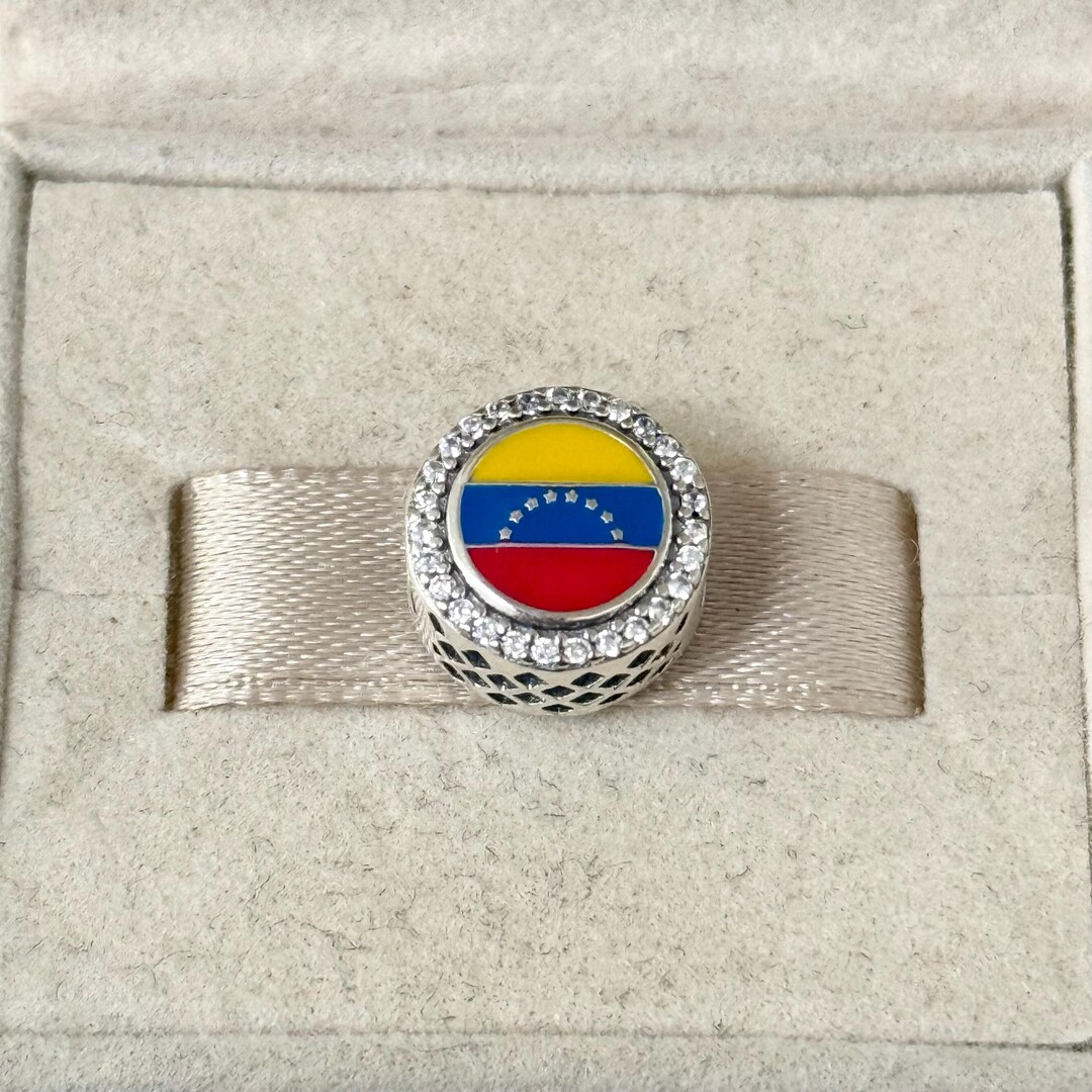 Pandora Venezuela Charm Bead Button Travel S925 Sterling Silver Jewelry ...