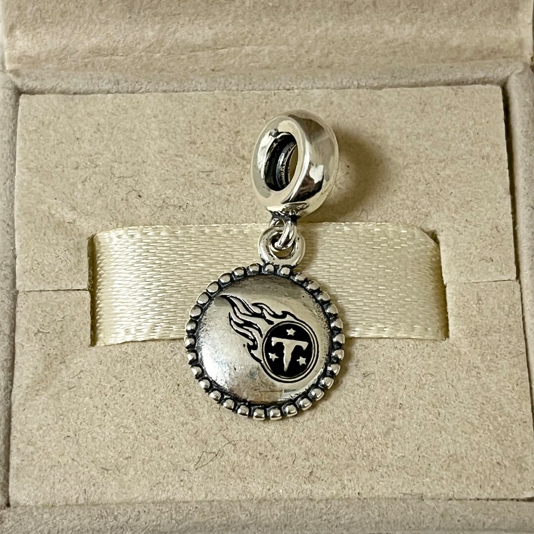 Pandora NFL Football Tennessee Titans Dangle Charm Pendant S925 Silver ...