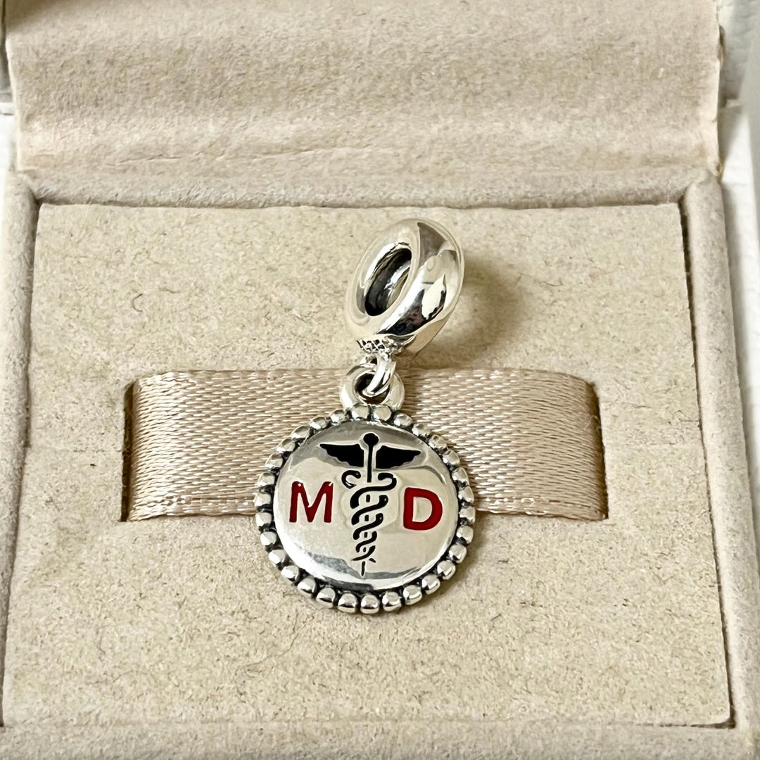 Pandora Doctor of Medicine MD Exclusive Dangle Charm Pendant S925 ...