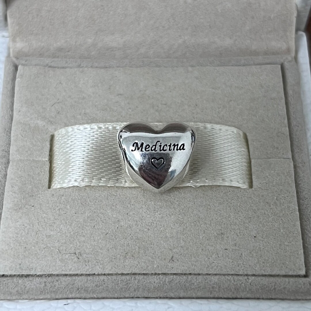 Pandora Medicina Heart Bead Charm Pendant, S925 Sterling Silver Jewelry ...