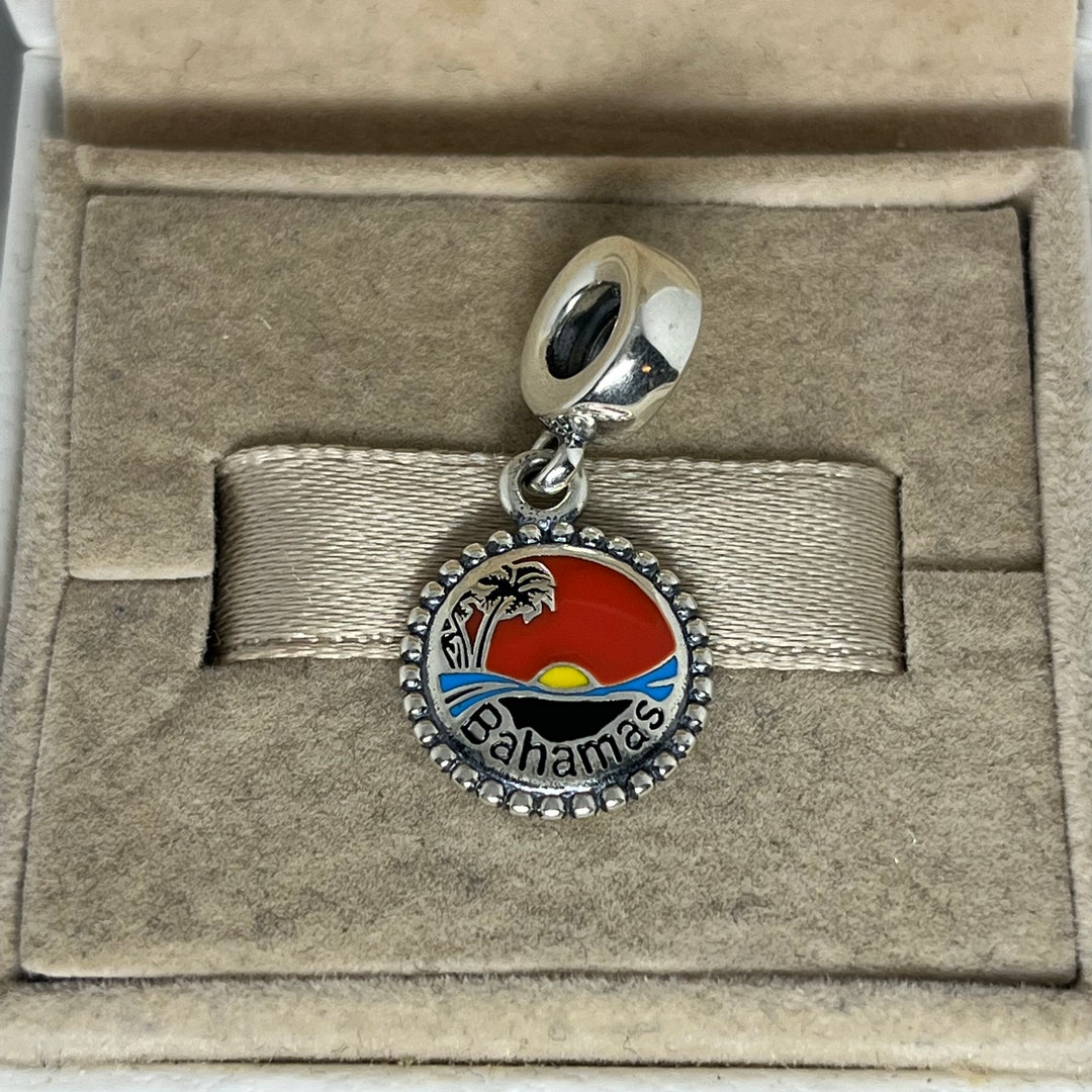 Pandora Bahamas Beach Travel Exclusive Dangle Charm Pendant S925 ...