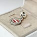 Pandora Austria Map Flag Dangle Charm Pendant S925 Silver Jewelry for ...