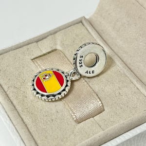Pandora Spain Flag Exclusive Dangle Charm Pendant Travel S925 Sterling ...