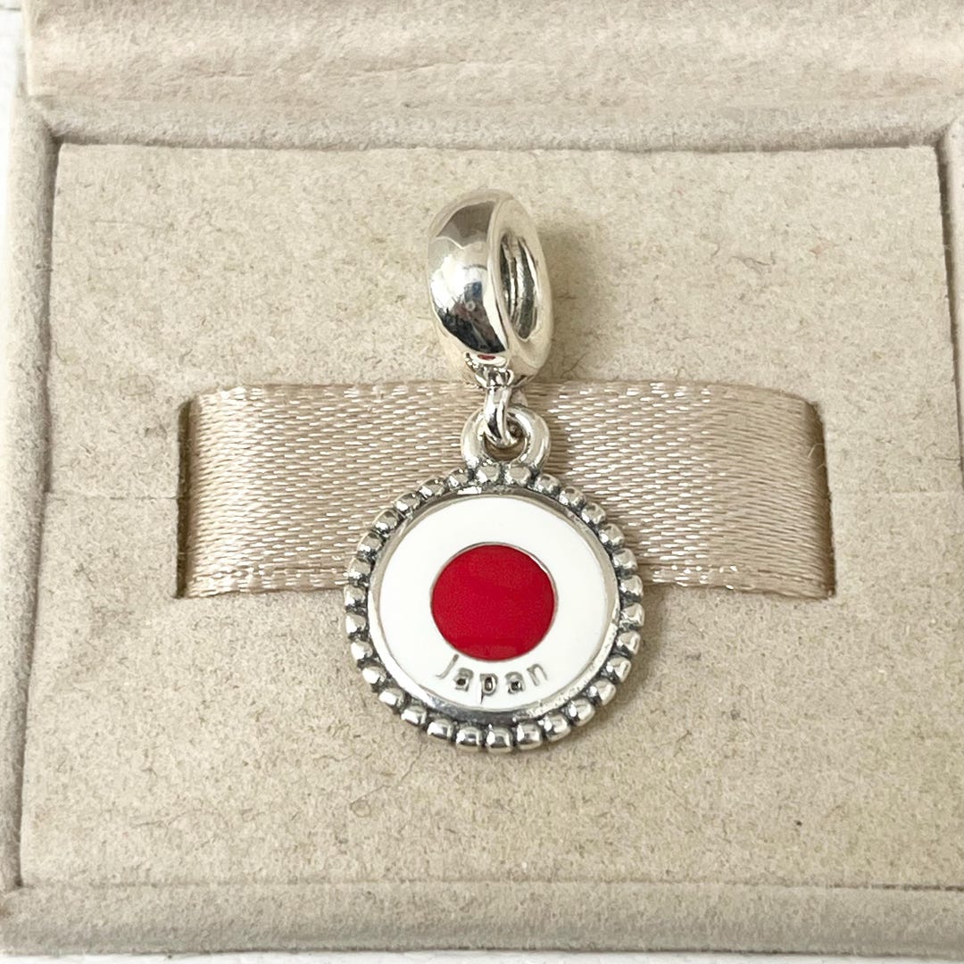 Pandora Japan Flag Exclusive Dangle Charm Pendant Travel S925 Silver ...