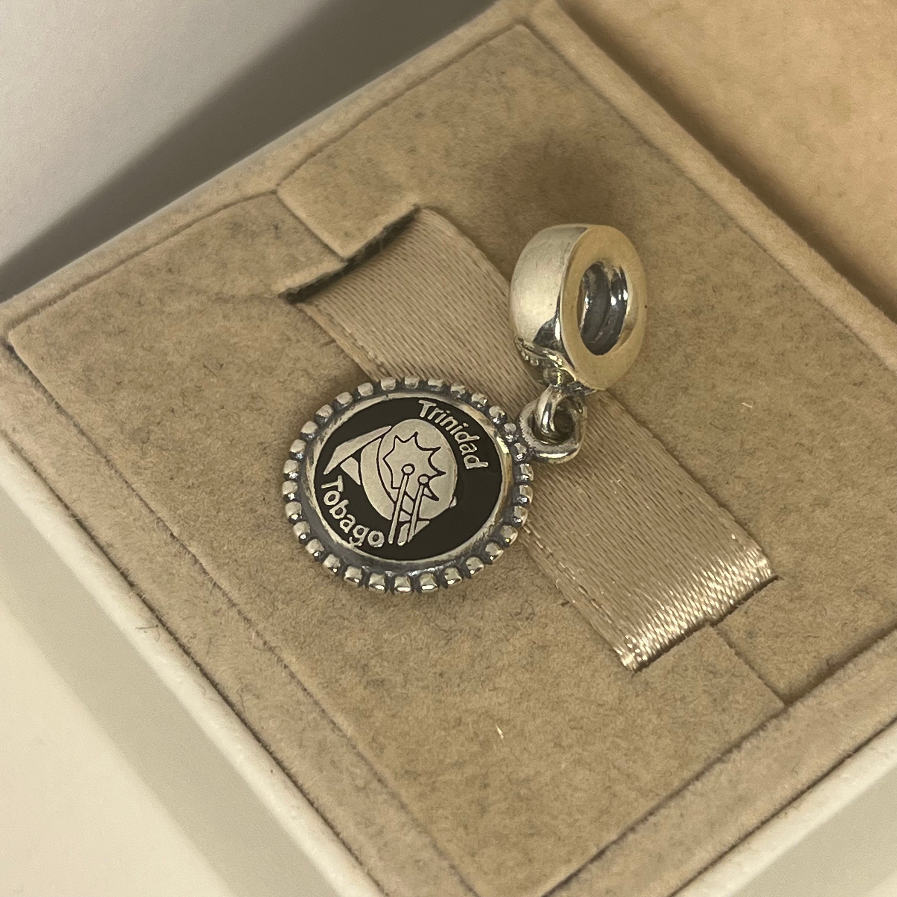Pandora Trinidad and Tobago Exclusive Dangle Charm Pendant S925 Silver ...