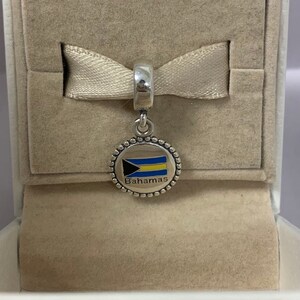 Pandora Bahamas Flag Exclusive Dangle Charm Pendant, S925 Sterling ...