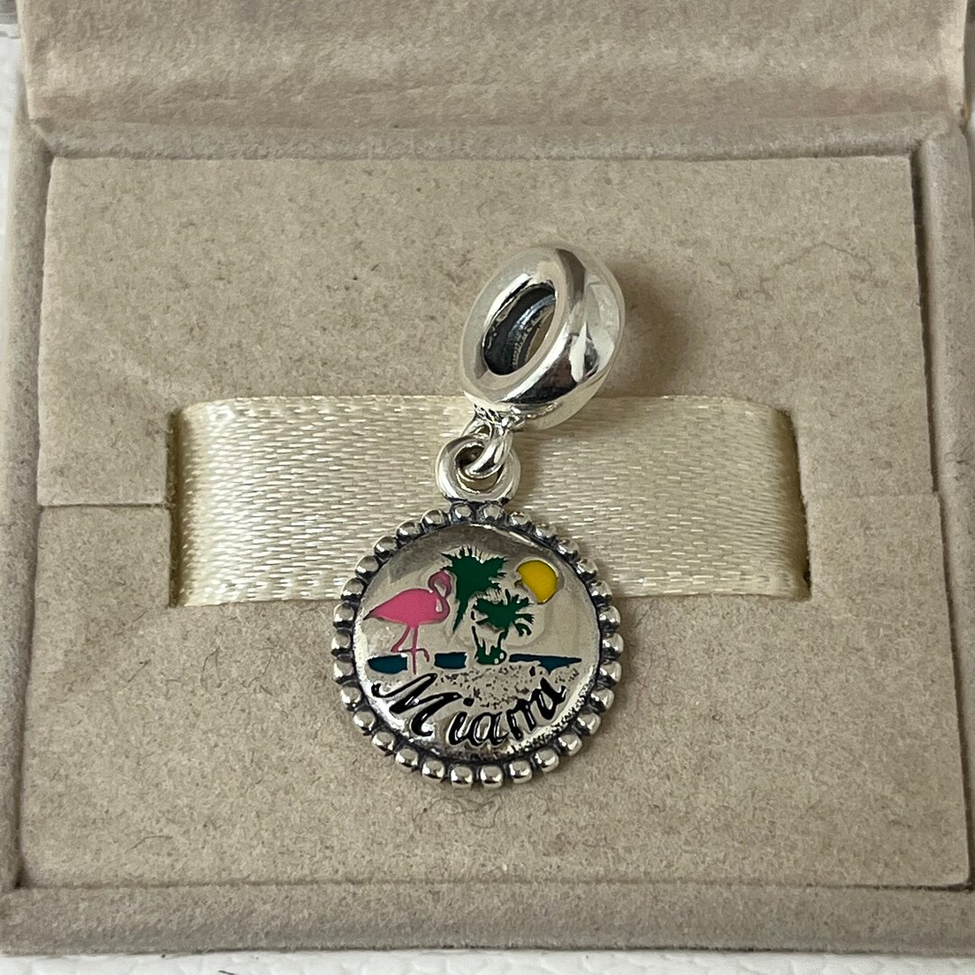 Pandora Miami Beach Exclusive Dangle Charm, S925 Sterling Silver ...