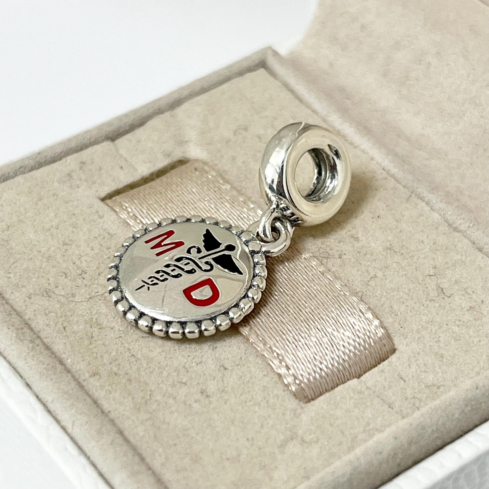 Pandora Doctor of Medicine MD Exclusive Dangle Charm Pendant S925 ...