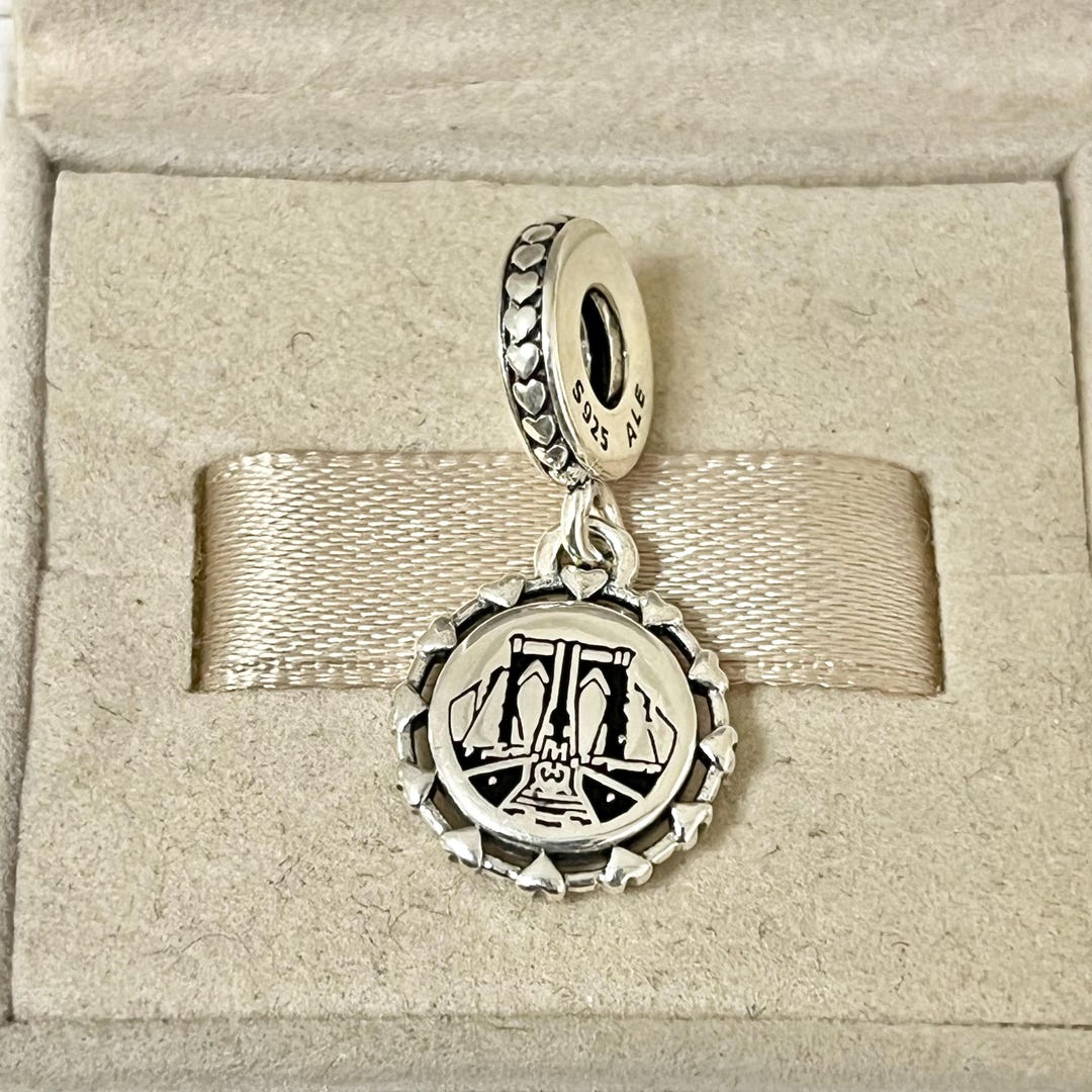 Pandora New York and Brooklyn Bridge Dangle Charm Travel Pendant S925 ...