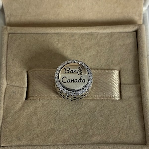 Pandora Banff Canada Exclusive Bead Charm Button Travel S925 Sterling ...
