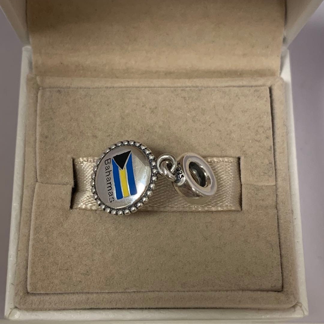 Pandora Bahamas Flag Exclusive Dangle Charm Pendant S925 - Etsy