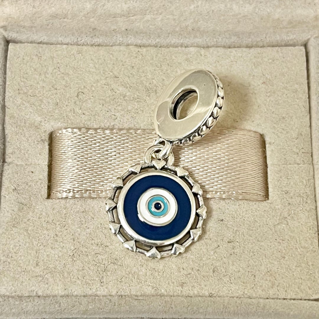 Pandora Evil Eye Dangle Charm Travel Pendant S925 Silver Jewelry for ...