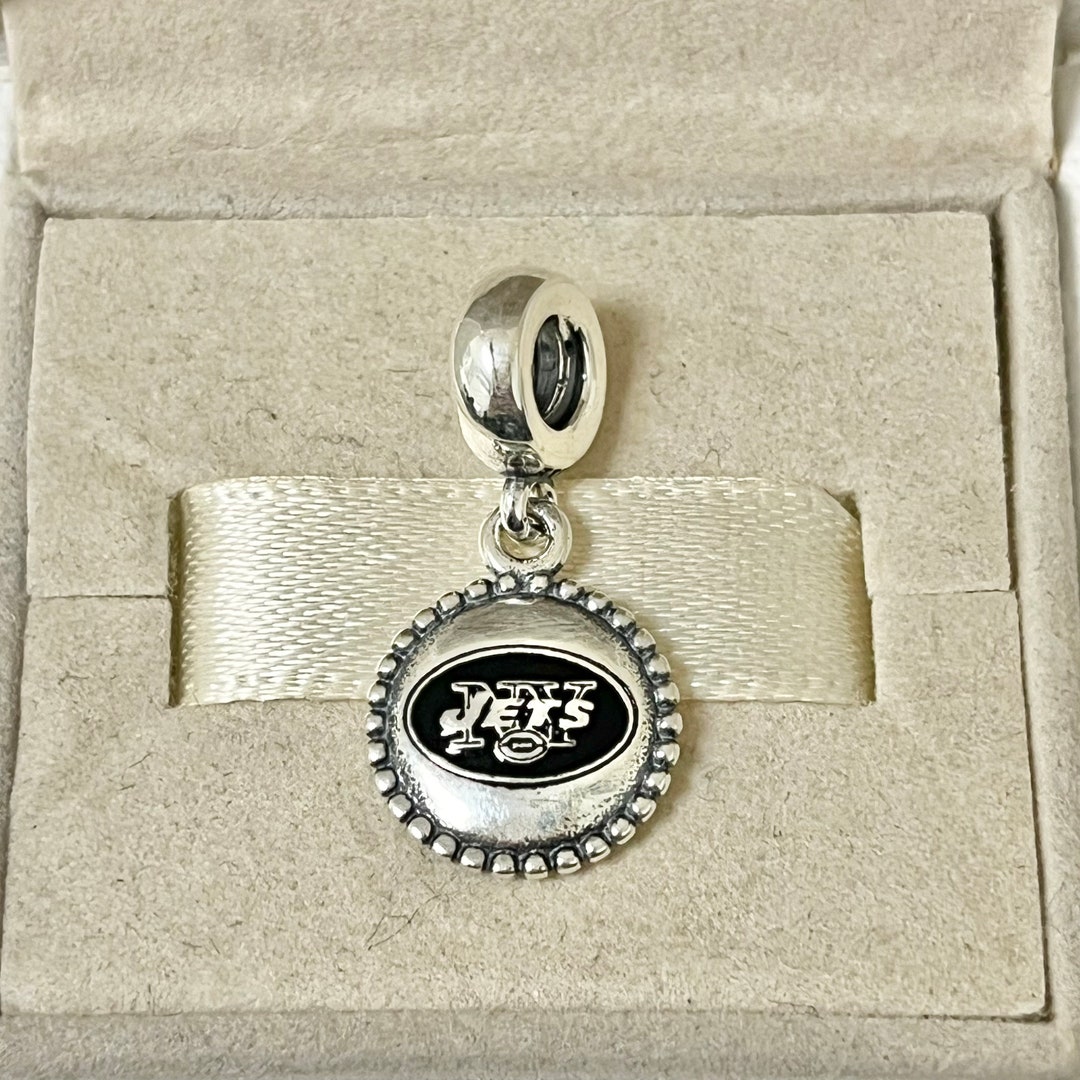 Pandora NFL Football New York Jets Dangle Charm Pendant S925 Sterling ...