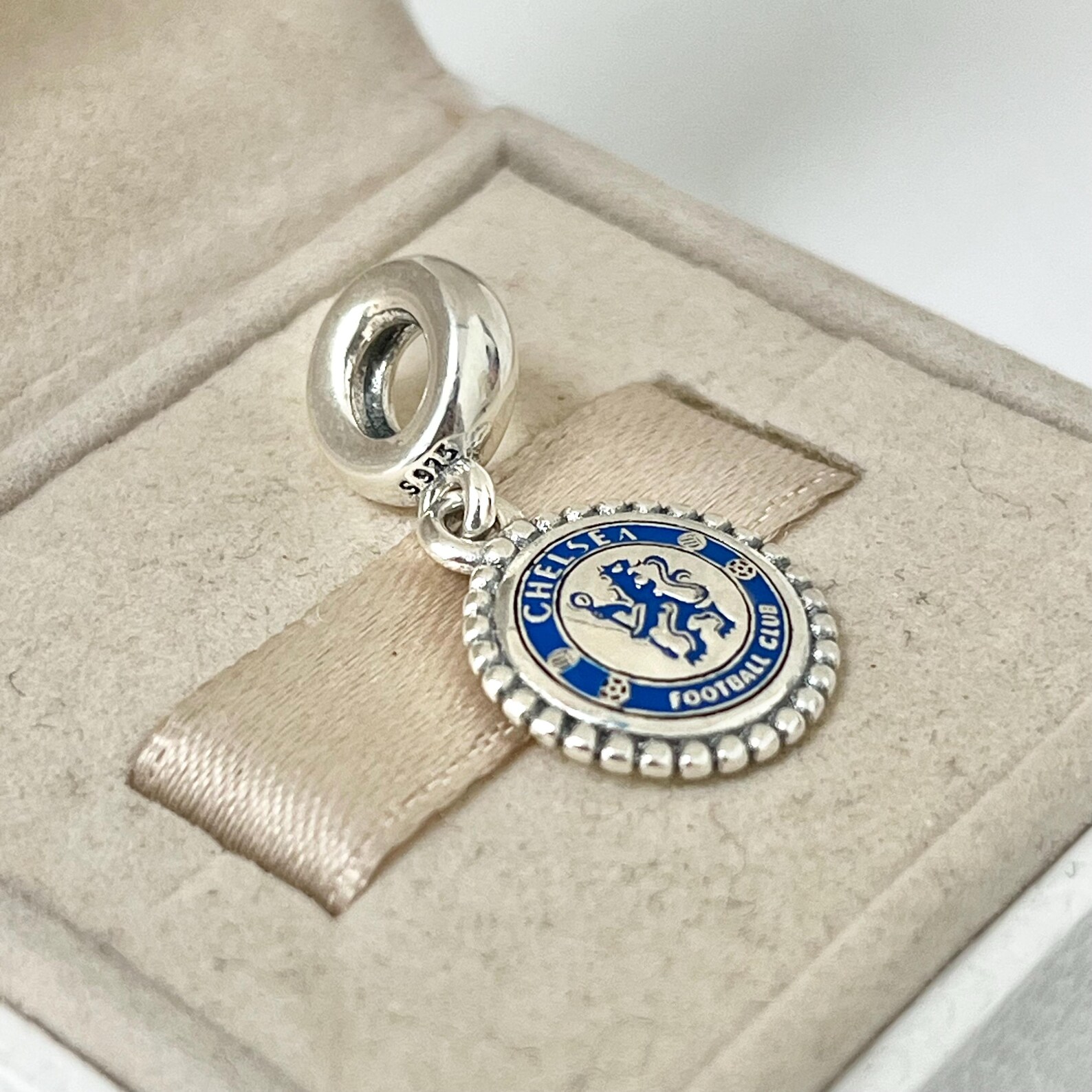 Pandora Chelsea F.C. Dangle Charm Travel Pendant S925 Silver Jewelry ...