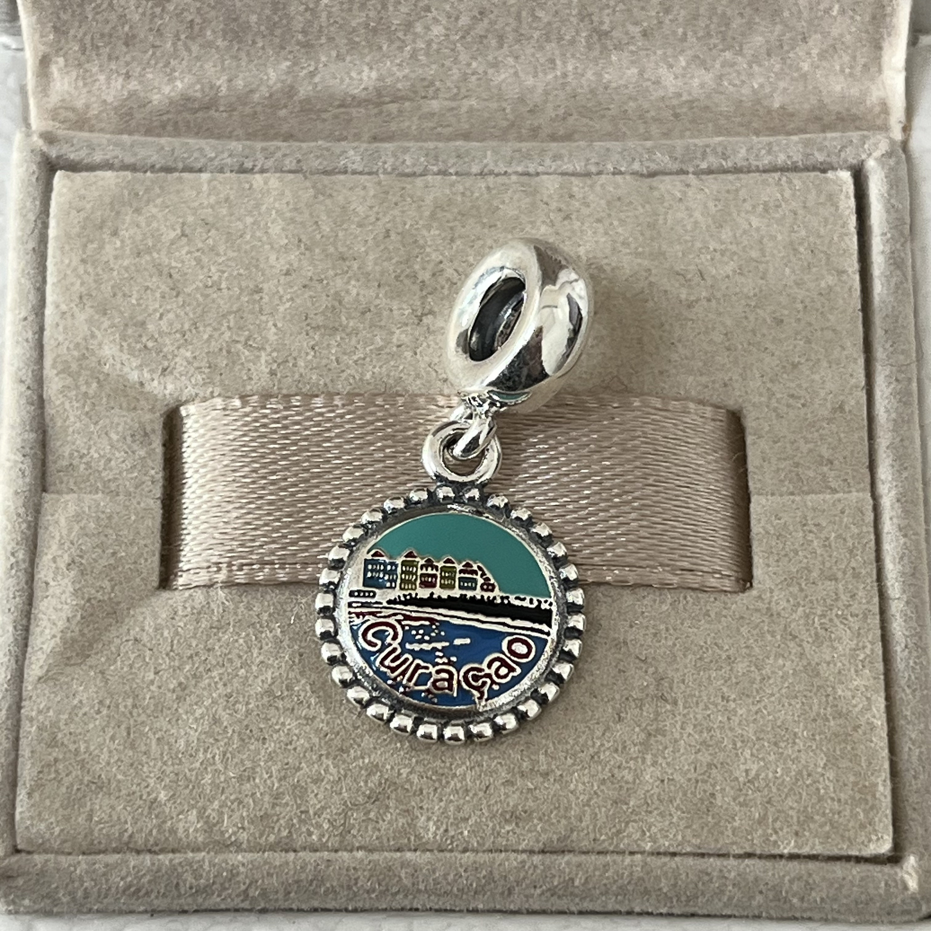 Pandora Curacao Caribbean Exclusive Travel Dangle Charm, S925 Sterling ...