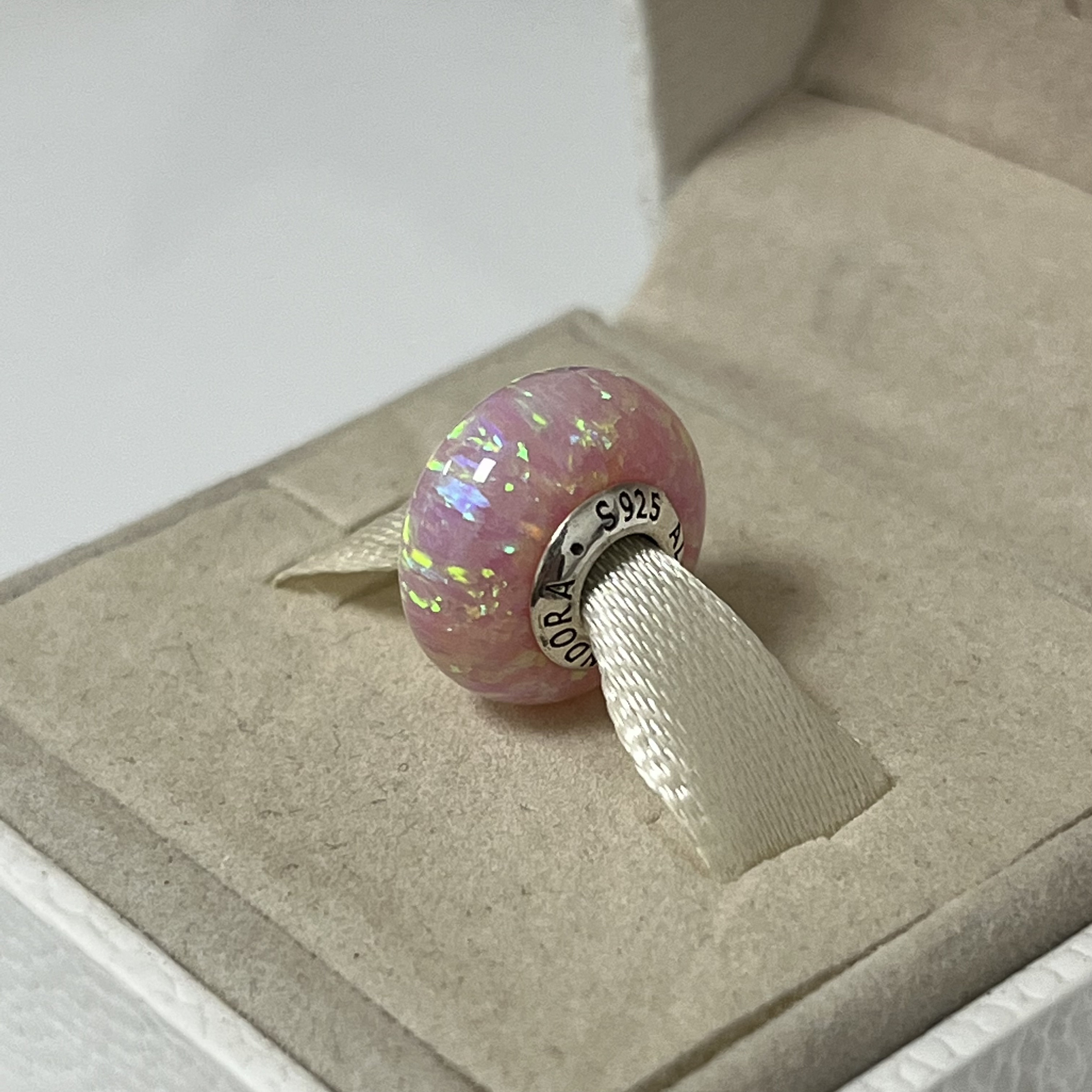 Pandora pink glass beads store