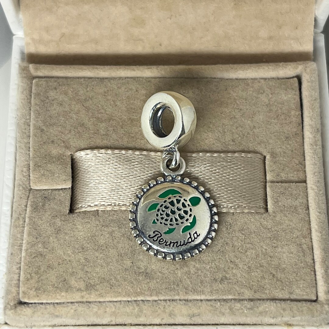 Pandora Bermuda Dangle Charm Pendant Sea Turtle Travel S925 Jewelry for ...