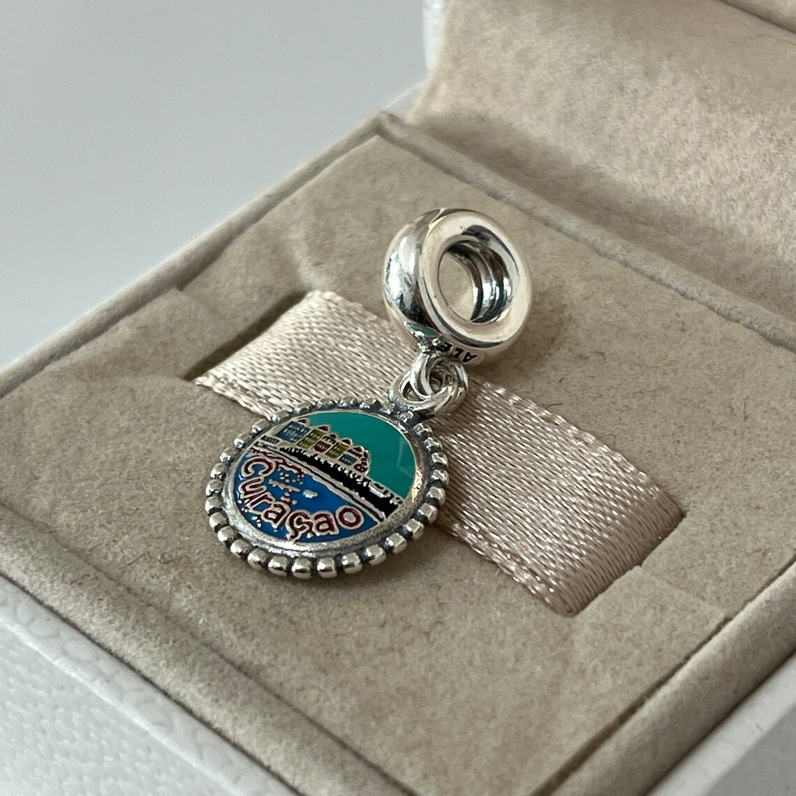 Pandora Curacao Caribbean Exclusive Travel Dangle Charm, S925 Sterling ...