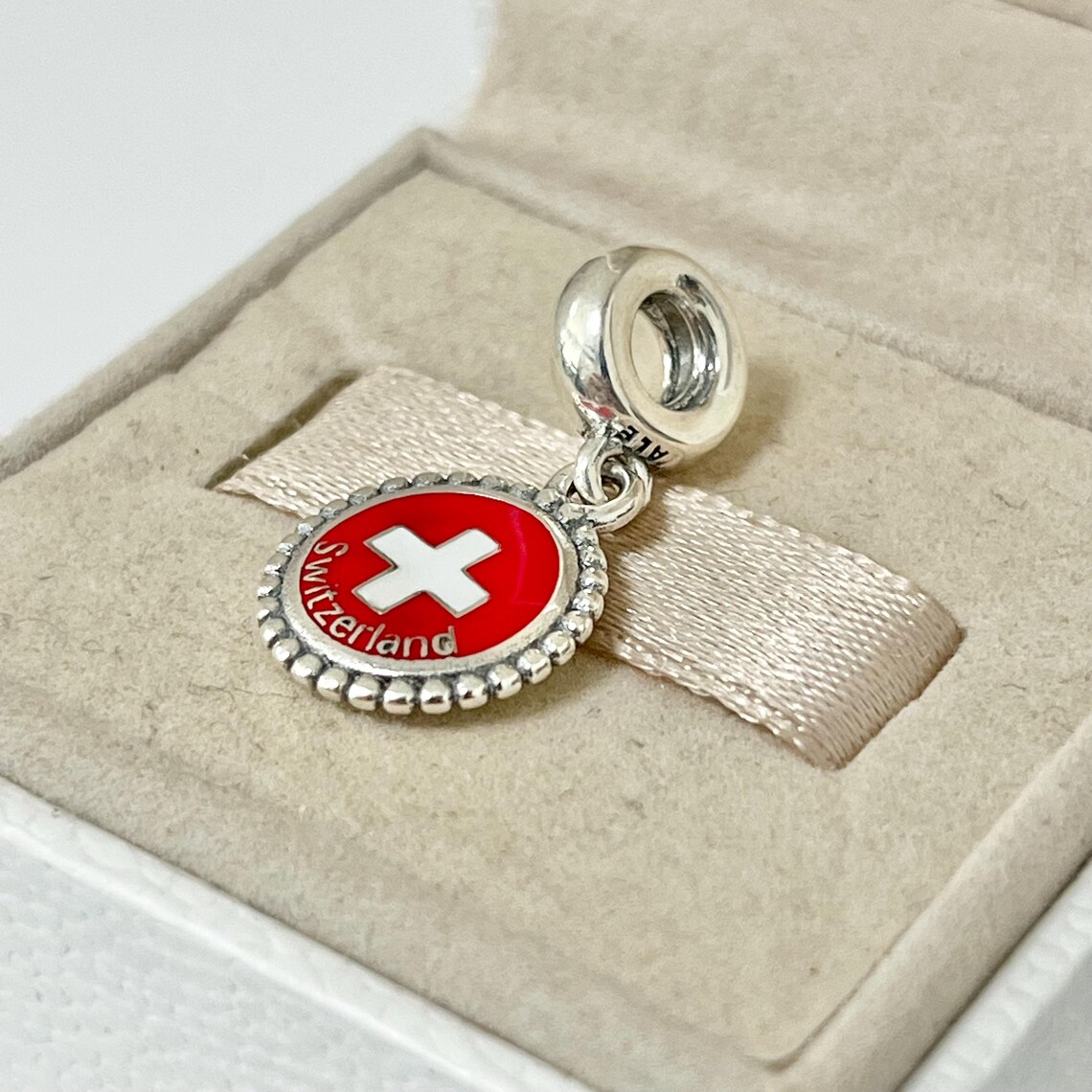 Pandora Switzerland Flag Exclusive Dangle Charm Pendant Travel S925 ...