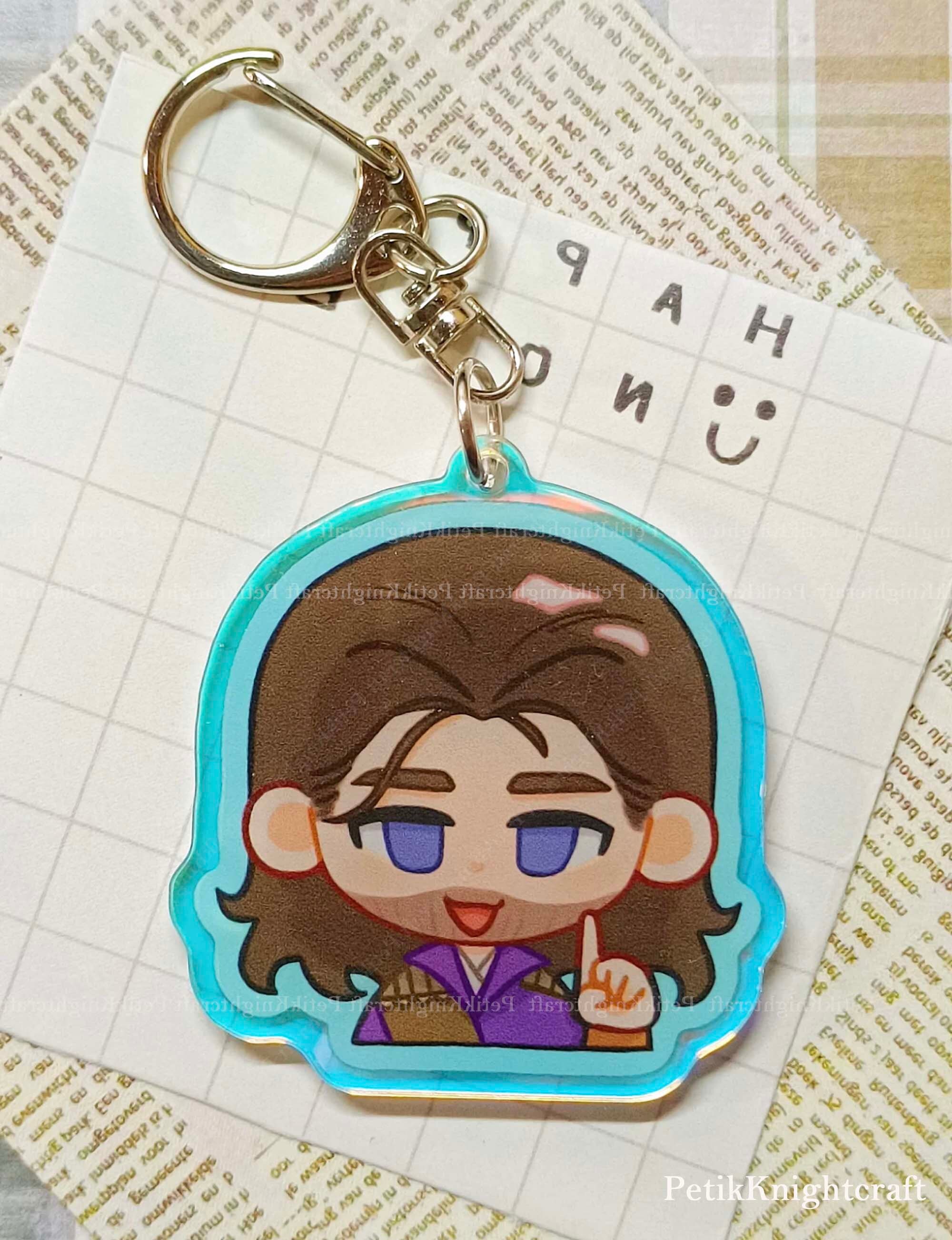 Baldur's Gate 3 Rainbow Holographic Keychain Astarion - Etsy Australia