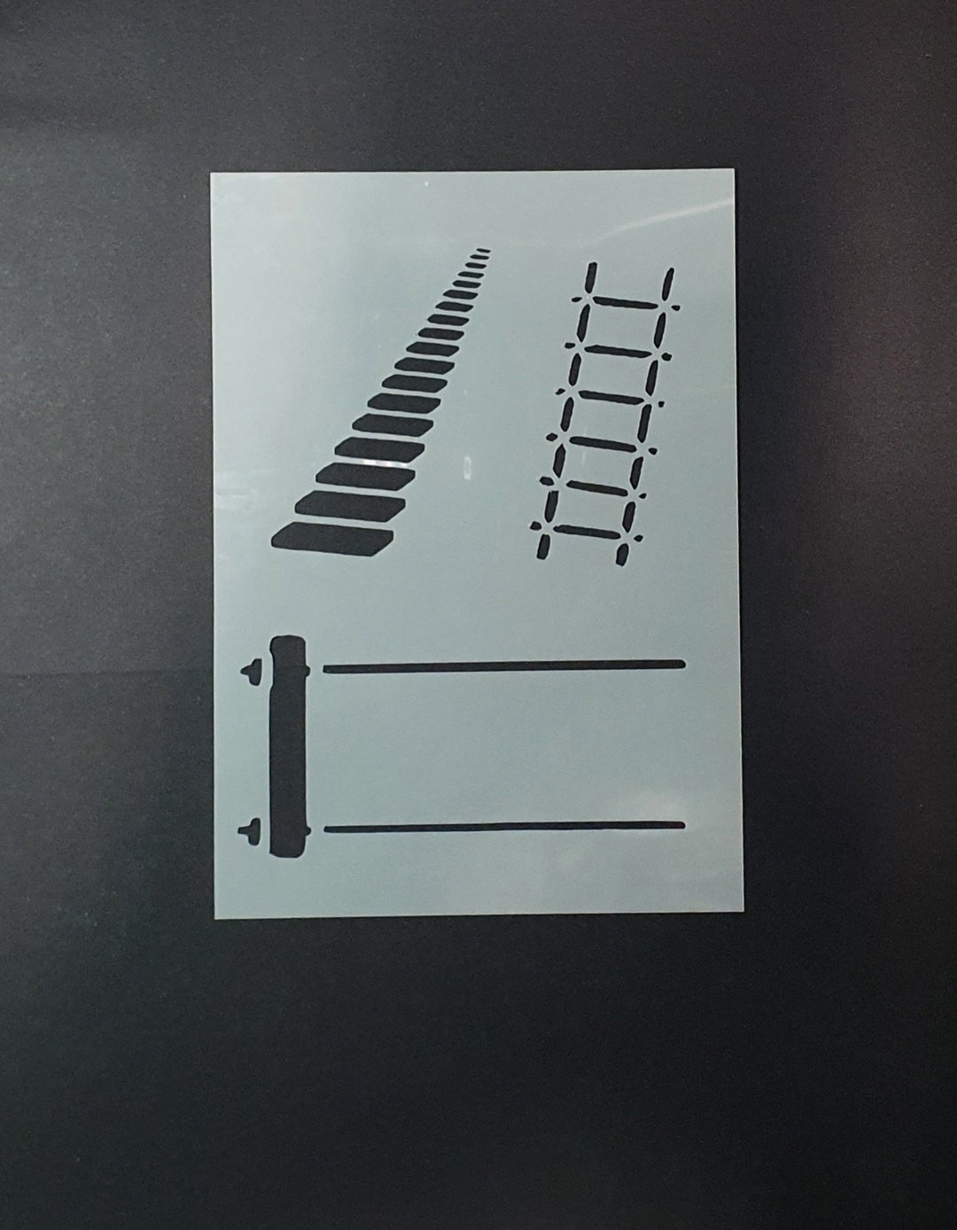 Steps, Ladder & Swing Stencil - Etsy