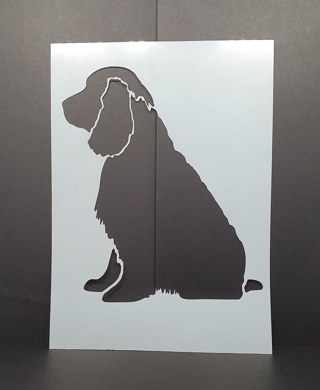 Spaniel Stencil - Etsy