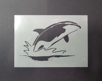 Orca Killer Whale Stencil Made From 4 Ply Mat Board-choose a - Etsy