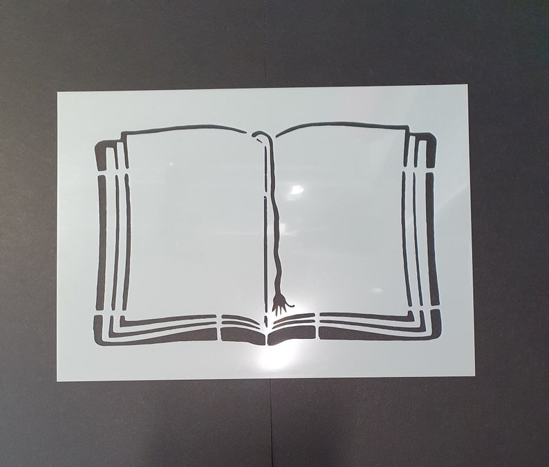 Open Book Stencil - Etsy UK