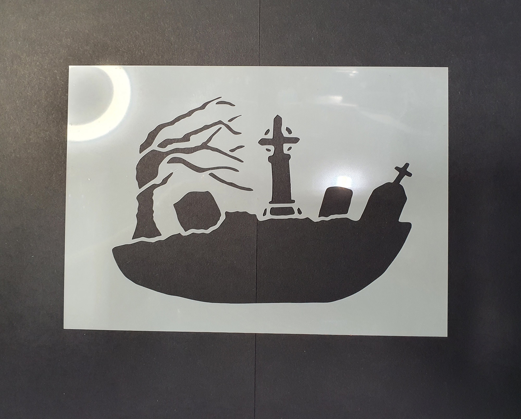 Graveyard Stencil